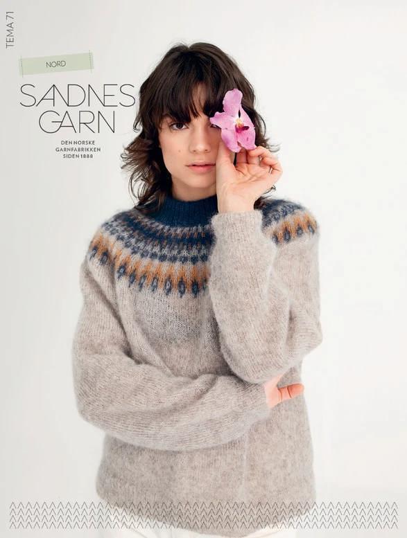 Sandnes Garn Tema 71 Nord Sweater Pattern