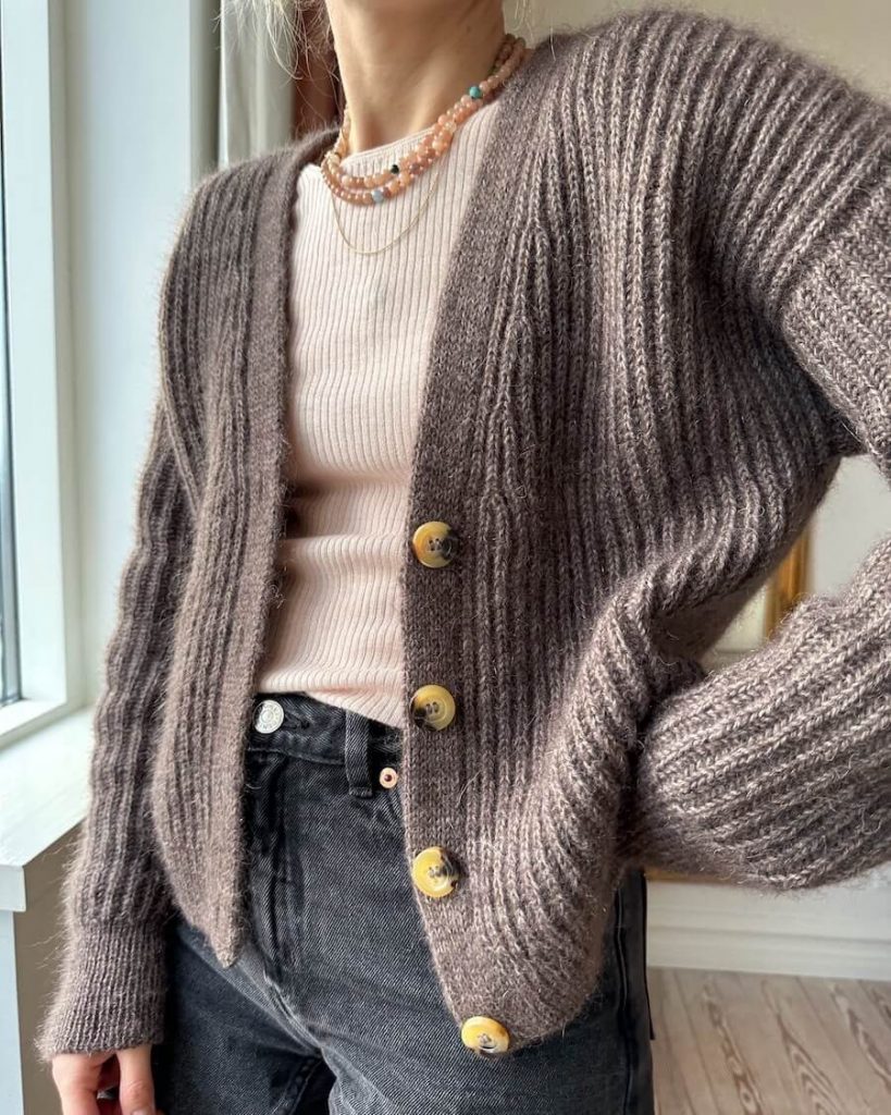 Eva Cardigan by PetiteKnit [YARN ONLY]